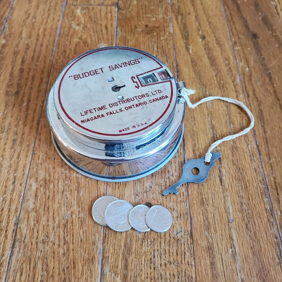 Vintage 1940s Add-o-bank Advertising Coin Bank With Original - Etsy