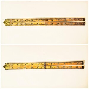 Vintage Lufkin 4-fold Boxwood Ruler No. 751, 24 Long, Made in Canada - Etsy