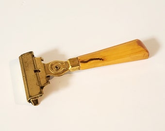Vintage Shick Injector Razor Butterscotch Bakelite Handle - Etsy