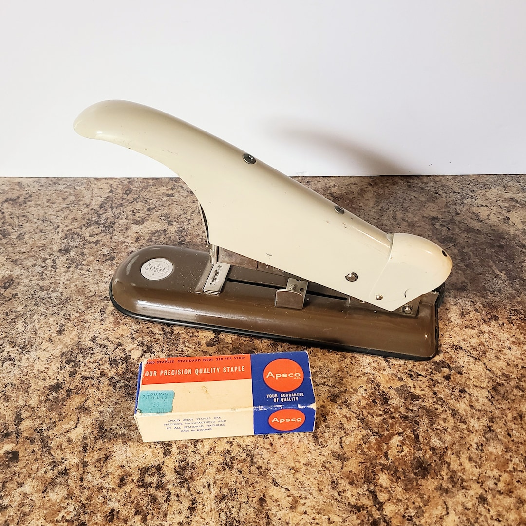Vintage Apsco Stapler Model C Type A9, Heavy Duty Stapler, Made in ...
