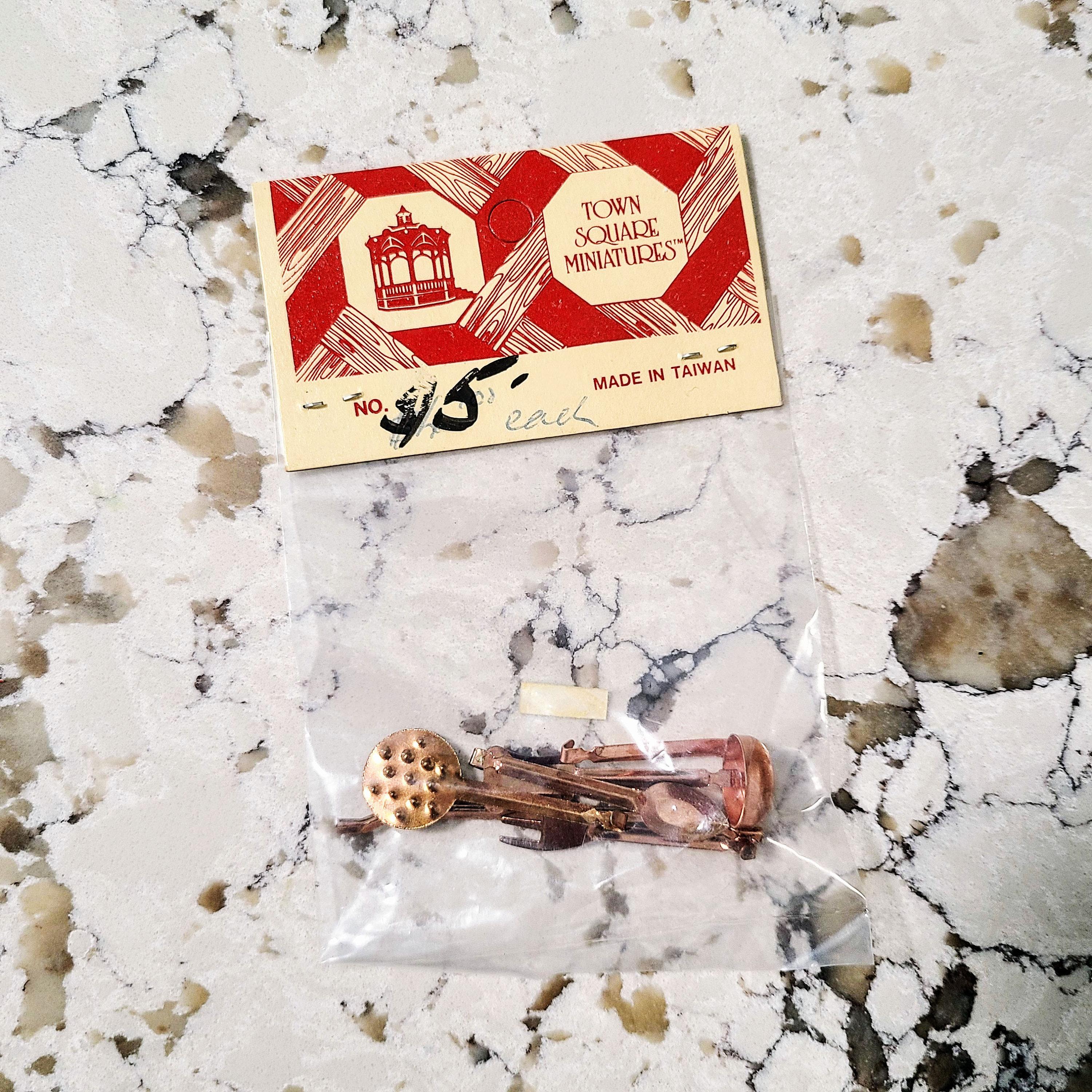 1960s Dollhouse 'town Square Miniatures' Copper | Etsy