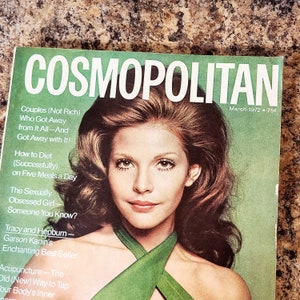 1972 COSMOPOLITAN Magazine, March 1972, Laura Alvarez Cover, 226 Pages ...
