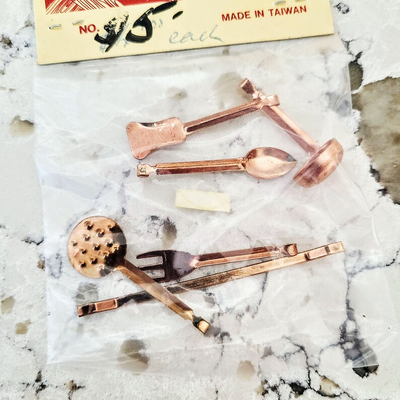 1960s Dollhouse 'town Square Miniatures' Copper | Etsy