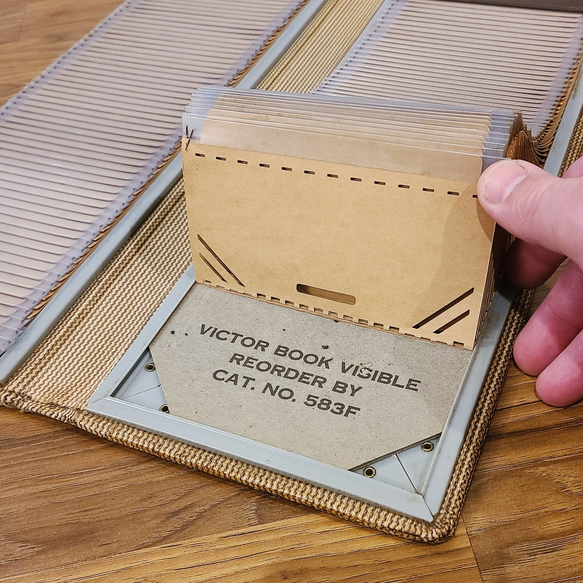 1930s Victor Visible Card File Index Book Folding Flip Kardex | Etsy