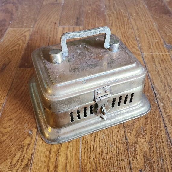 Vintage Paan Daan Box NM&CO Solid Brass Lock Box With Tray | Etsy