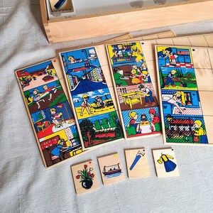 Vintage 'simplex Toys' Wooden Educational Toy Game, Made in Holland ...