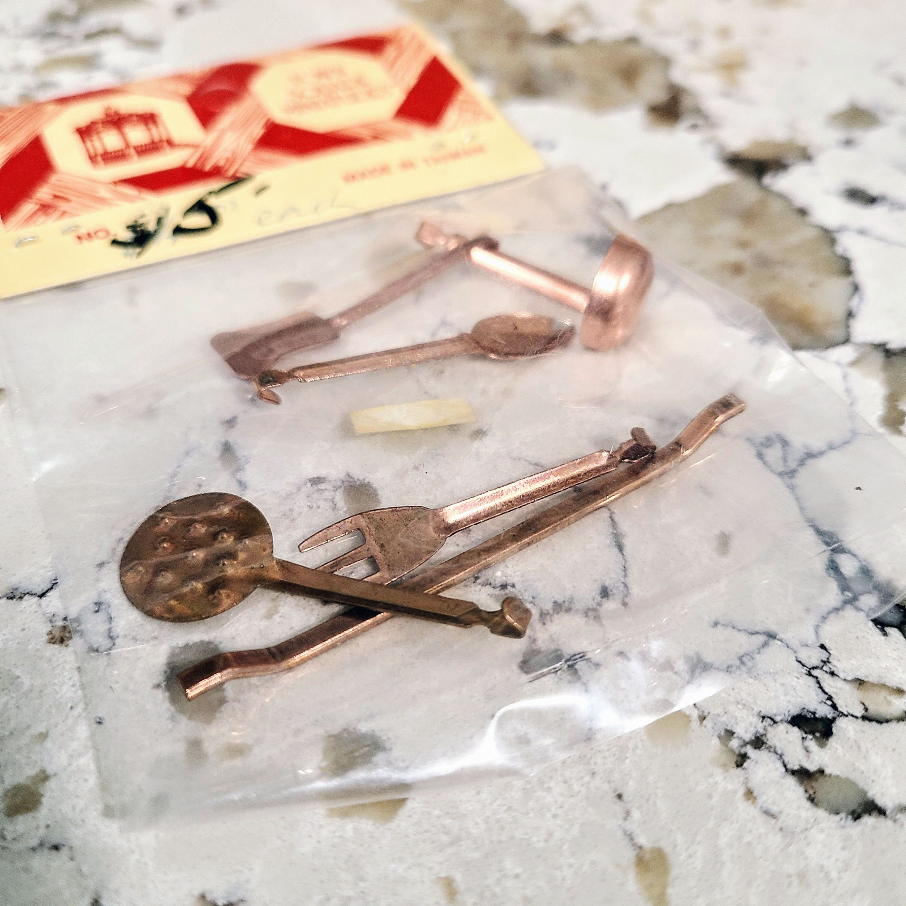 1960s Dollhouse 'town Square Miniatures' Copper | Etsy