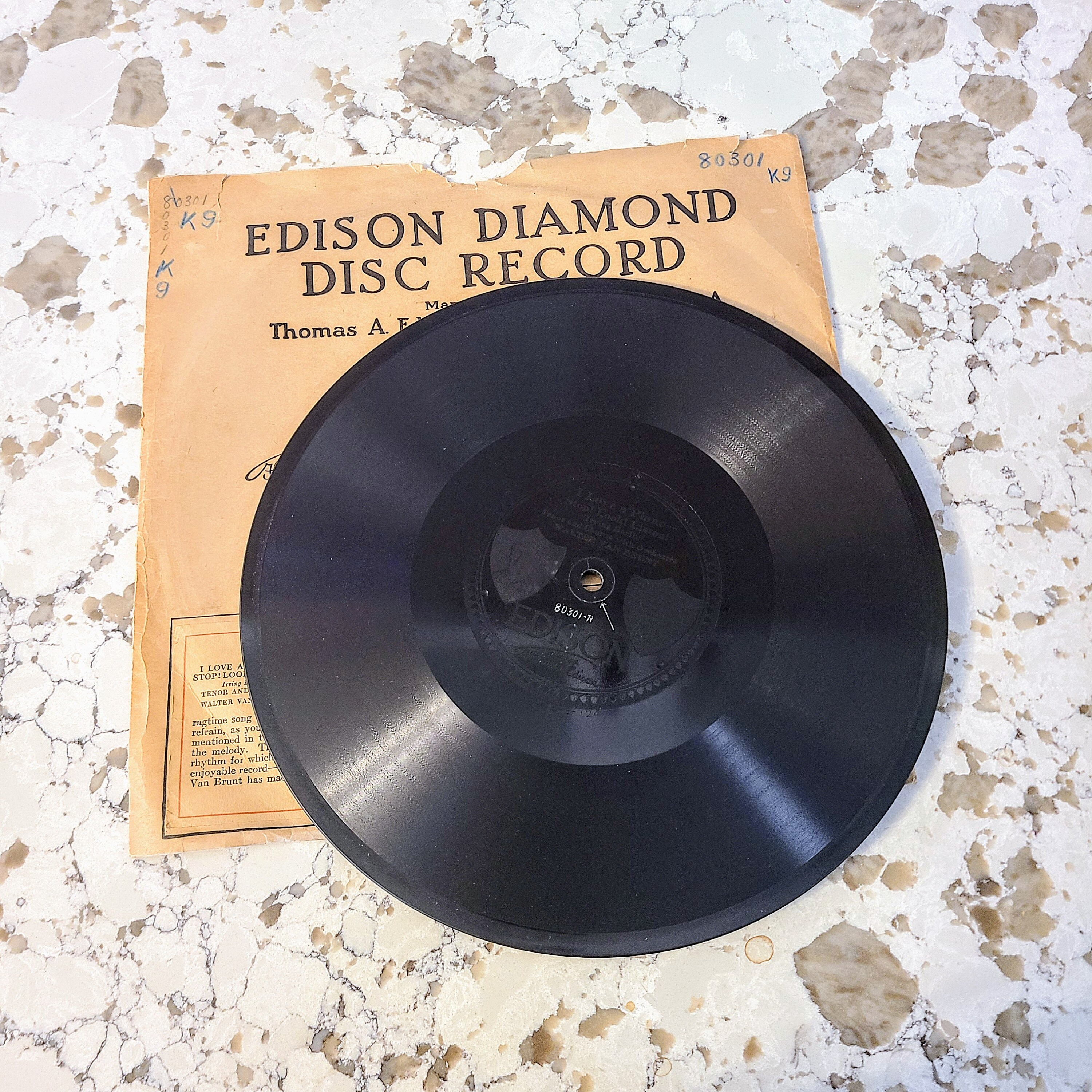 Edison Disc Phonograph 1916 Diamond Disc Phonograph L 19 TalkingM