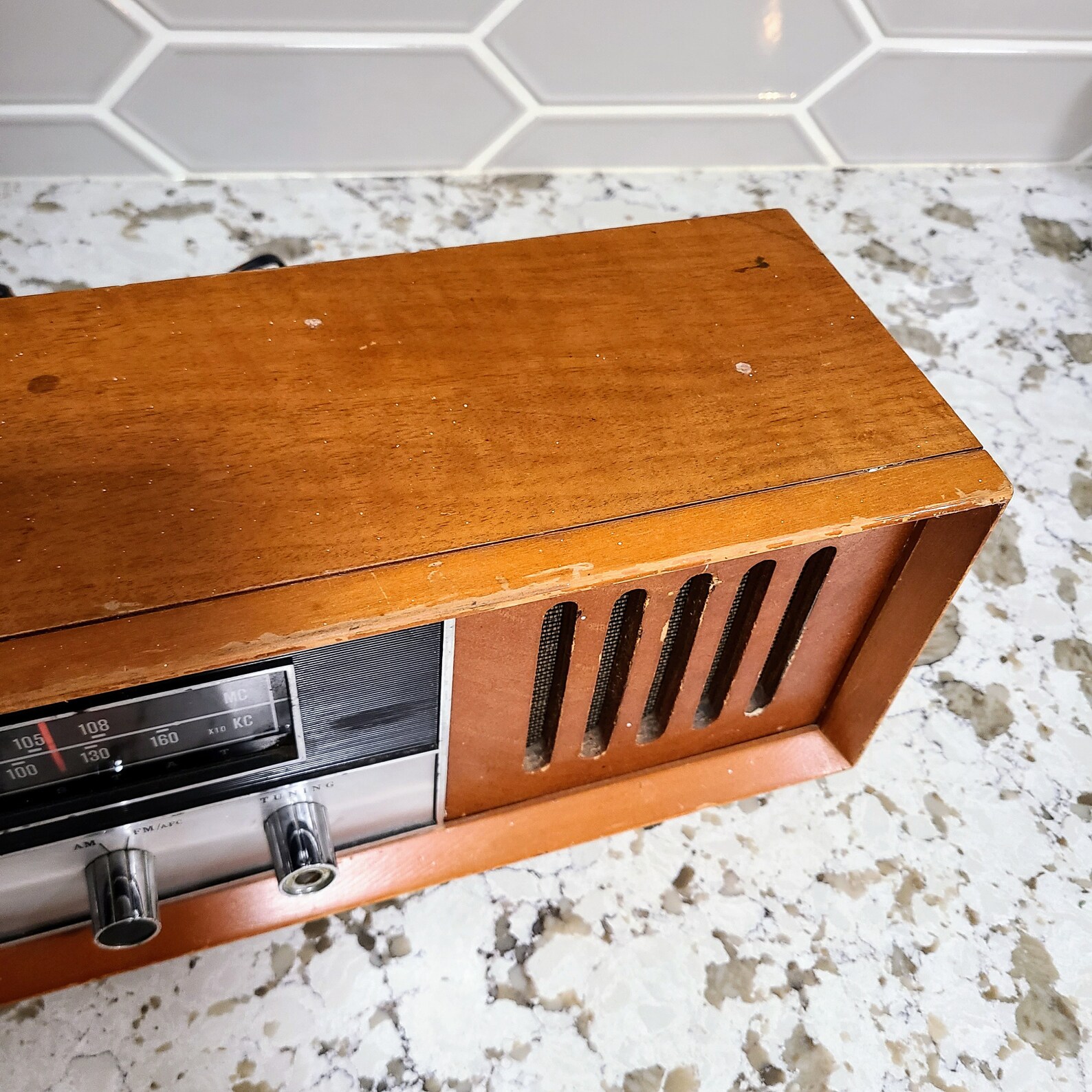 1972 Strauss Wooden AM FM Radio, Model LT-788, Solid State Transistor ...