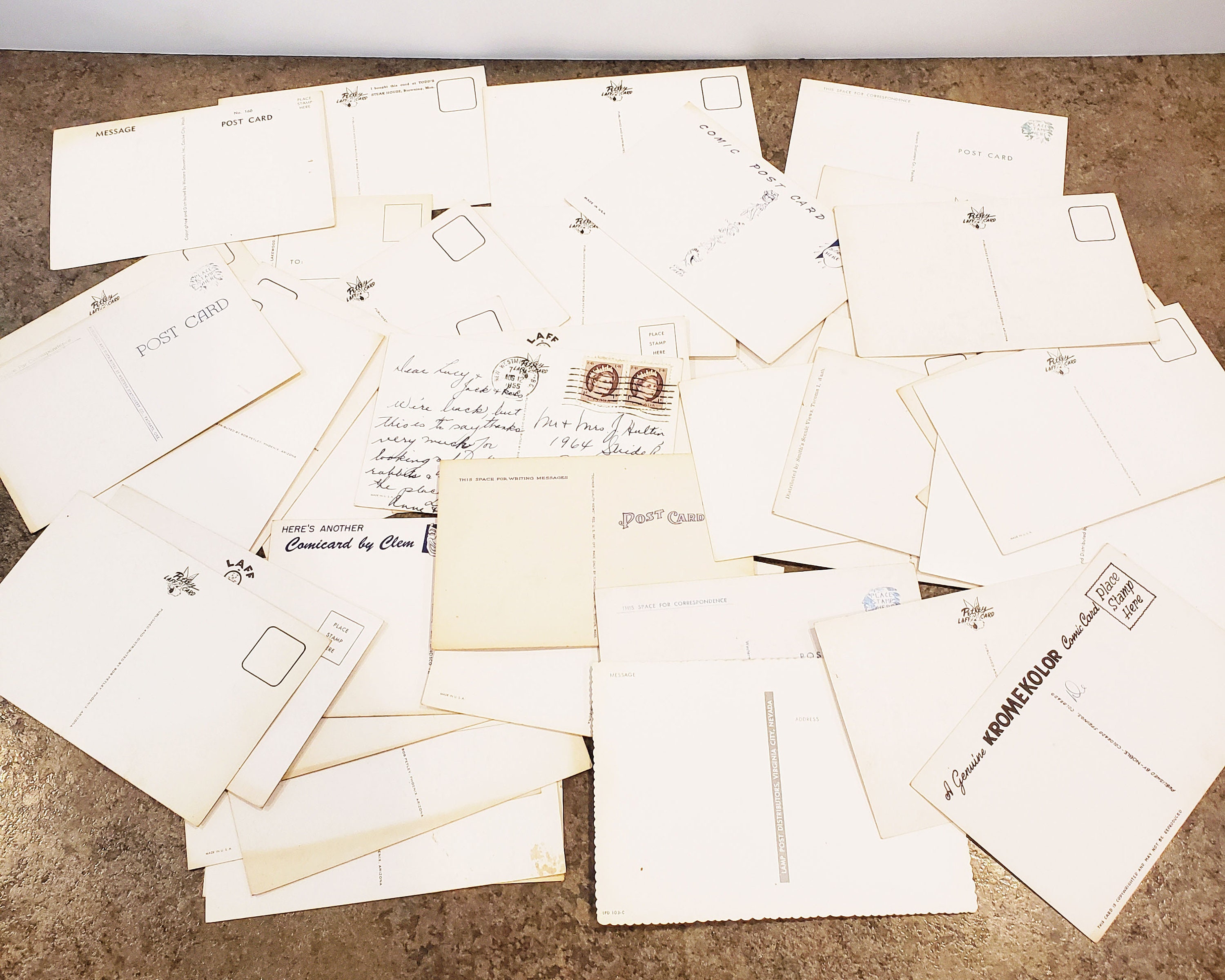 Lot of 44 Vintage 1950s Comic Postcards Funny Postcards | Etsy