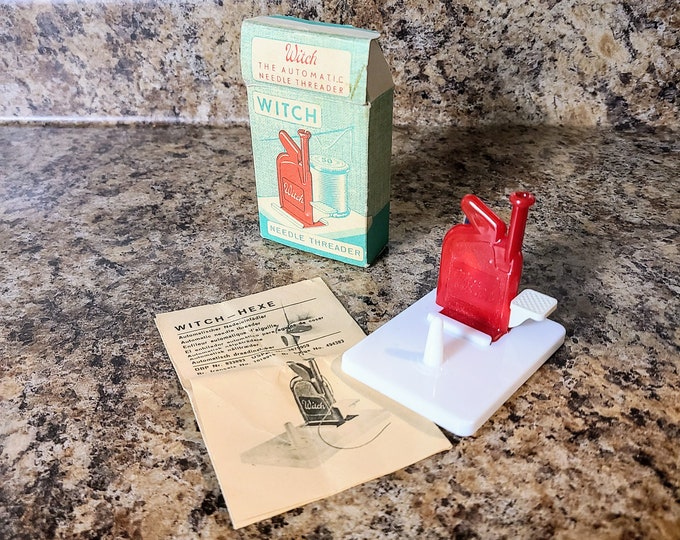 1950s Witch Needle Threader, the Automatic Needle Threader, Complete ...