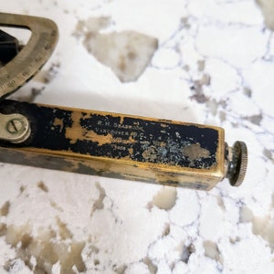 Antique Brass Abney Level Clinometer Surveyor's Tool - Etsy