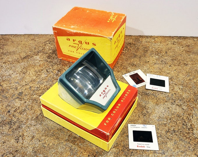 Working 1960s ARGUS Previewer 35mm Color Slide Viewer, With Original ...