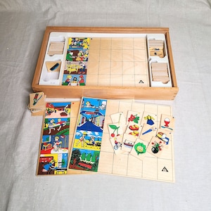 Vintage 'simplex Toys' Wooden Educational Toy Game, Made in Holland ...