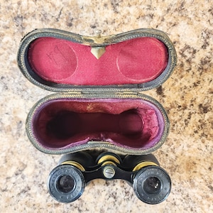 Antique Lemaire Opera Glasses, Adjustable, Made in Paris, With Original ...