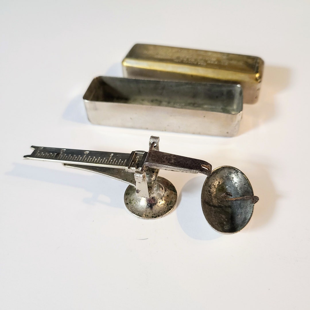 RARE 1880s Scale, the Dr. C.H. Fitch Improved Prescription Scale (pat ...