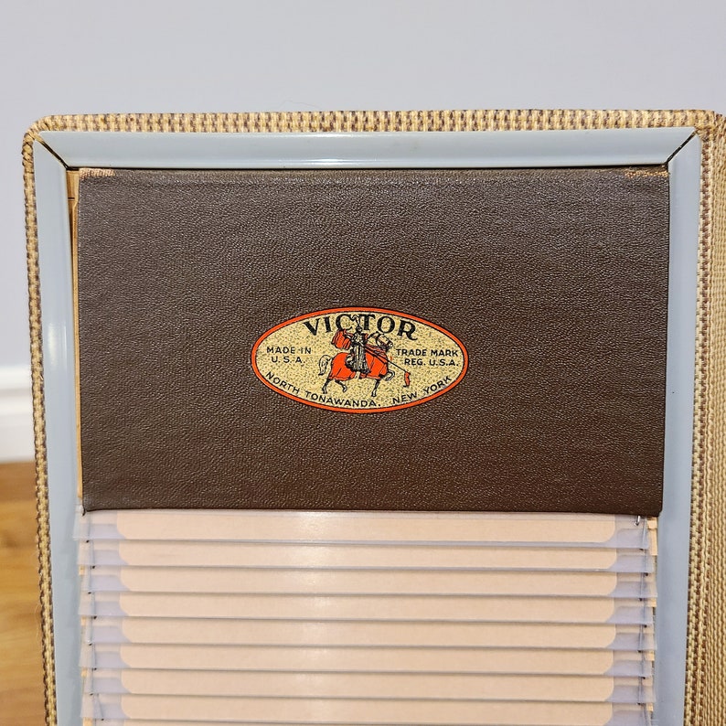 1930s Victor Visible Card File Index Book Folding Flip Kardex | Etsy