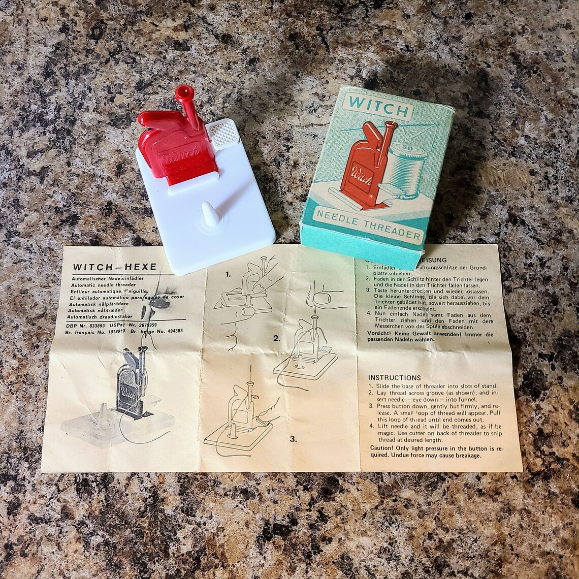 1950s Witch Needle Threader the Automatic Needle Threader | Etsy