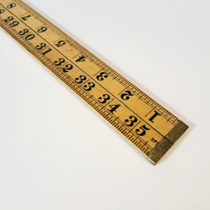 Antique Rabone 3 Foot 4-fold Boxwood Ruler, No. 1167, Imperial Ruler ...