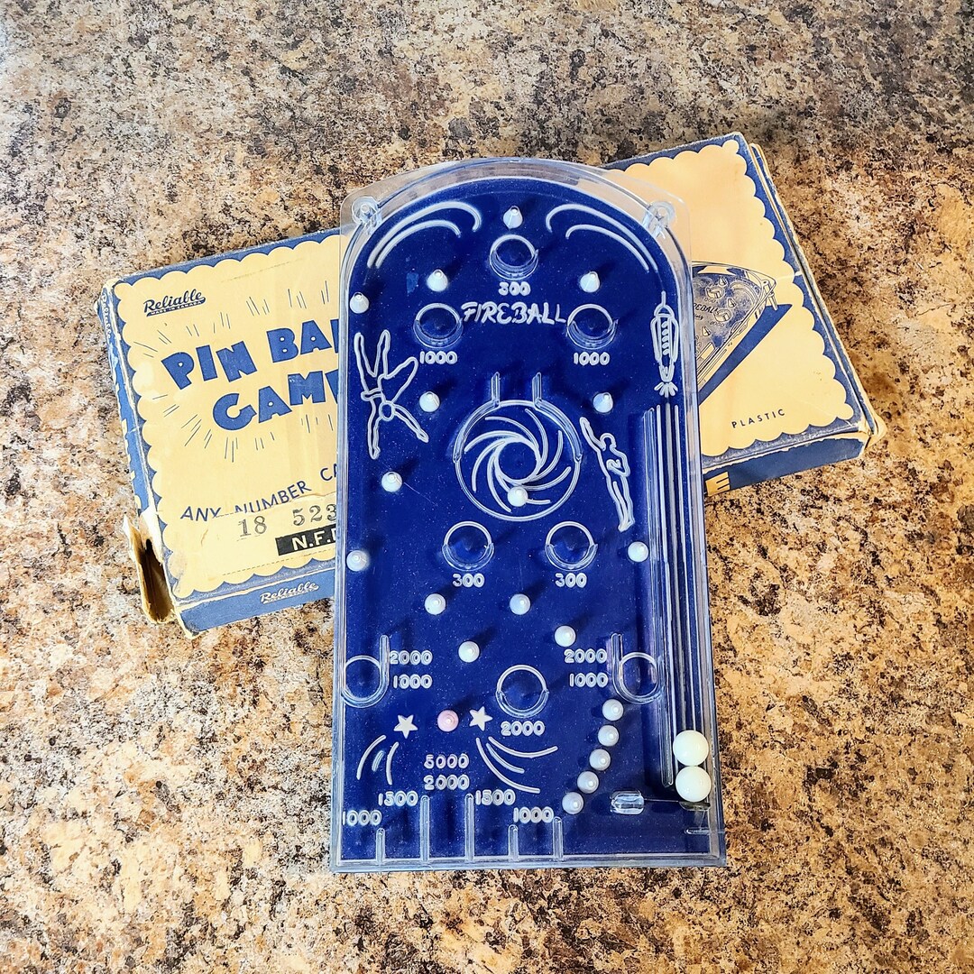 Rare 1950 Toy Pinball Game "fireball", Made in Canada by 'reliable ...