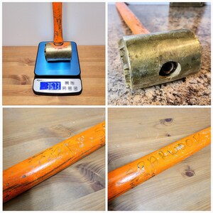 Vintage Logging Hammer, Brass Log Marking Tool Sledge Hammer, BC ...