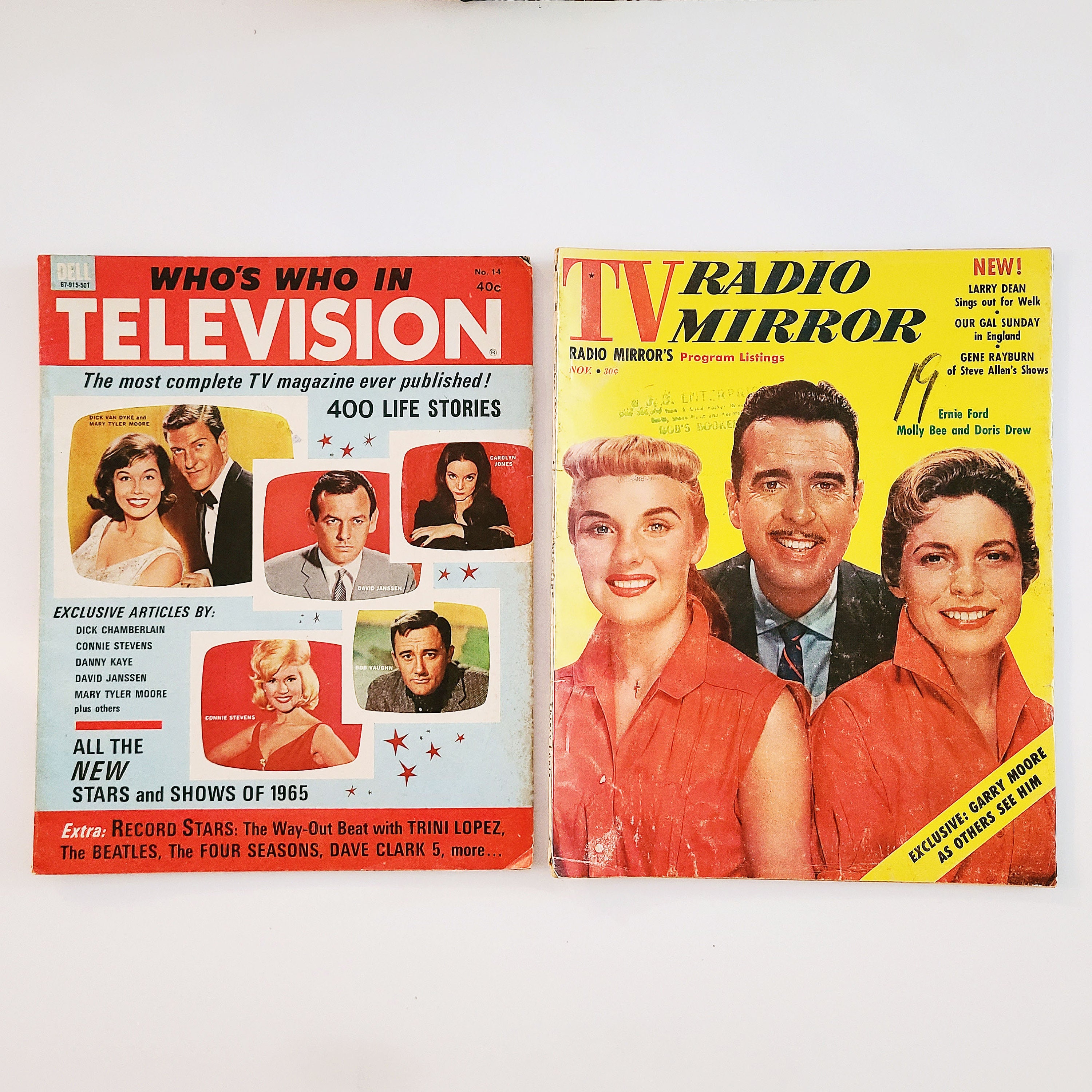 1960s Television Magazines Who's Who In Television 1964 | Etsy