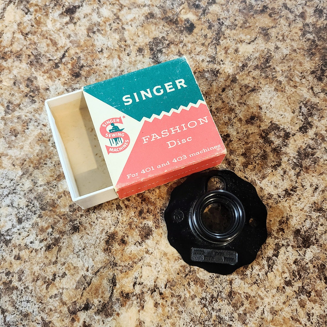 1960 Singer Fashion Disc #12, Domino Pattern, Singer No. 174534, Made ...