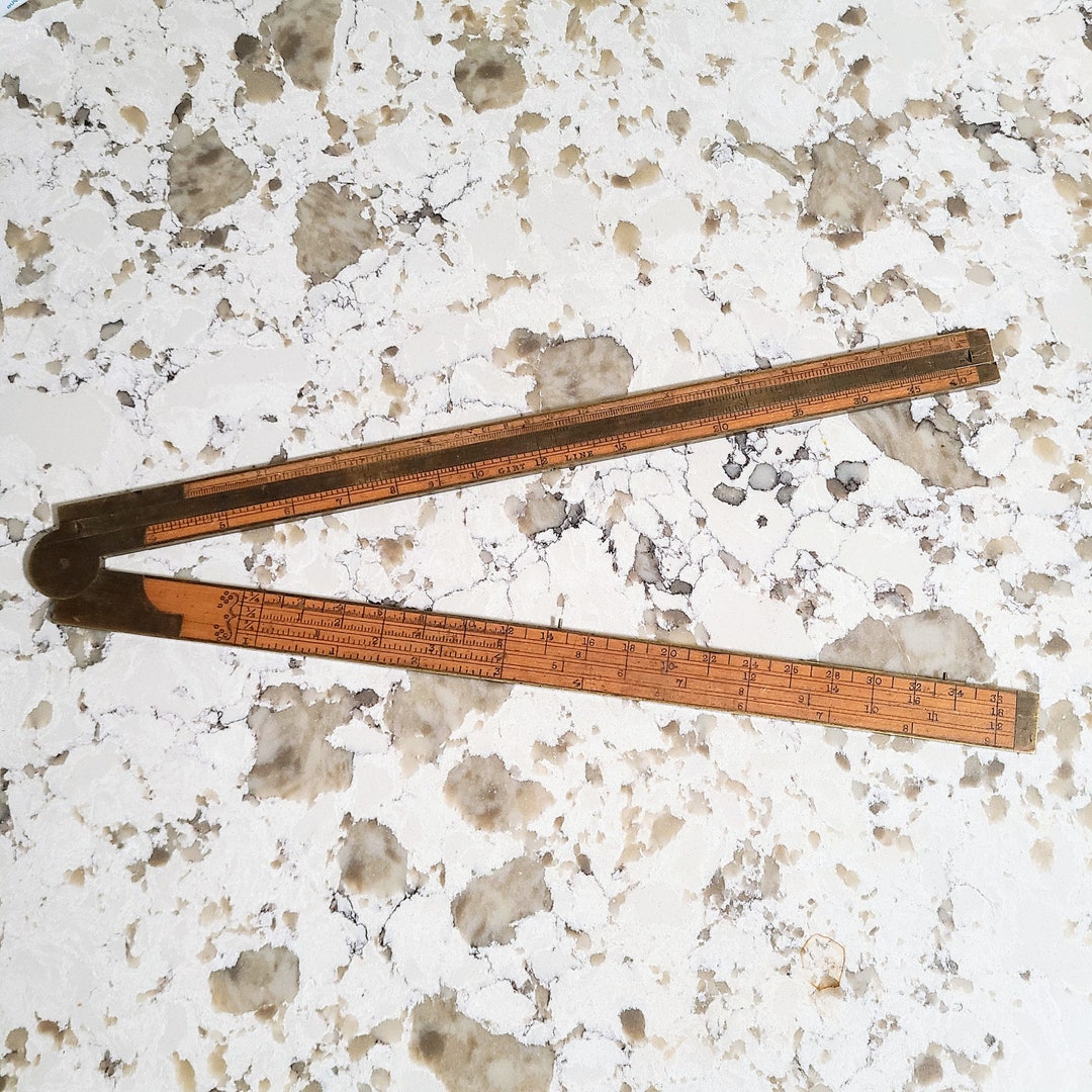 Antique Stanley No.15 Engineers Joint Rule, With Gunter's Scale on ...