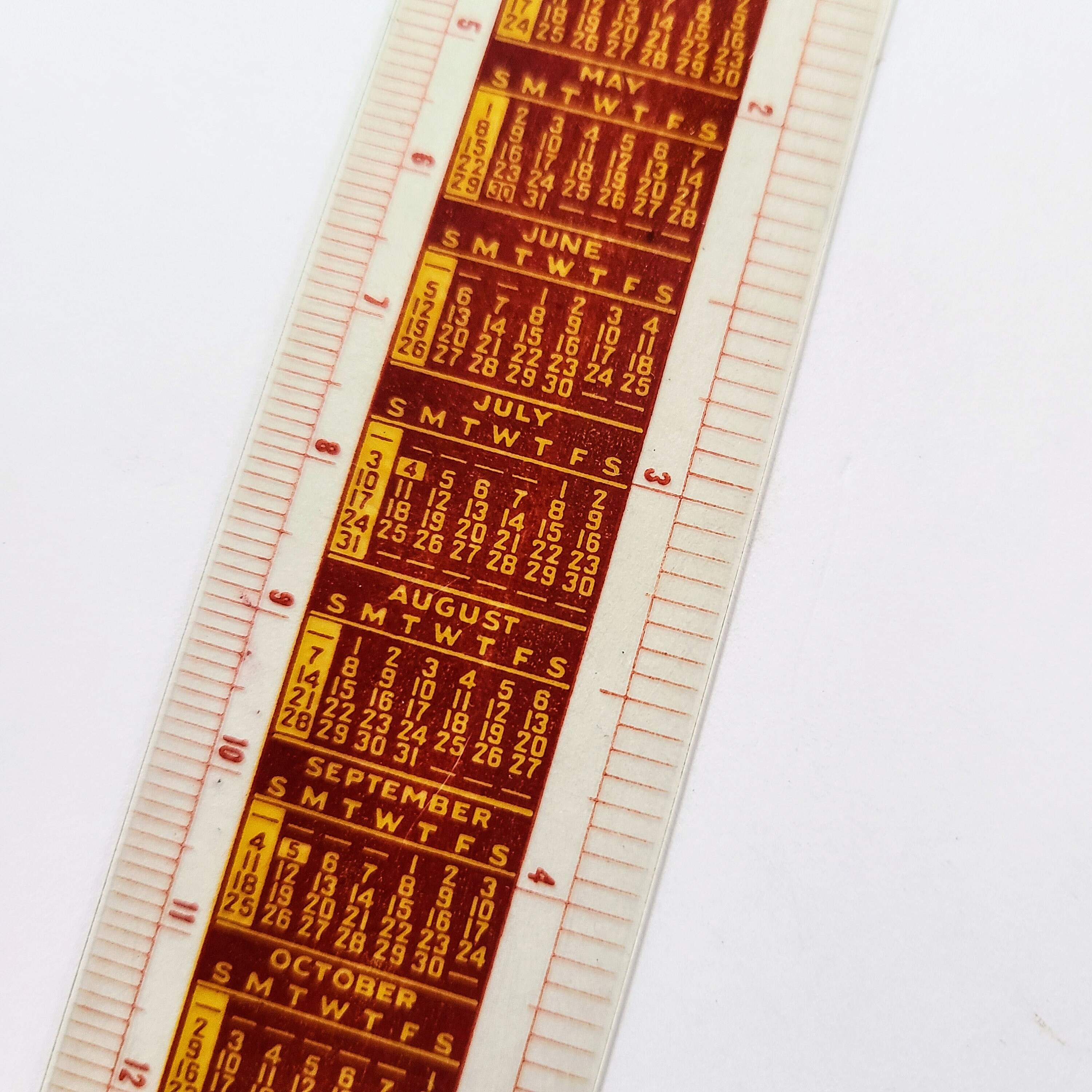 Rare 1938 Shell Oil Calendar Ruler Imperial & Metric 6 - Etsy