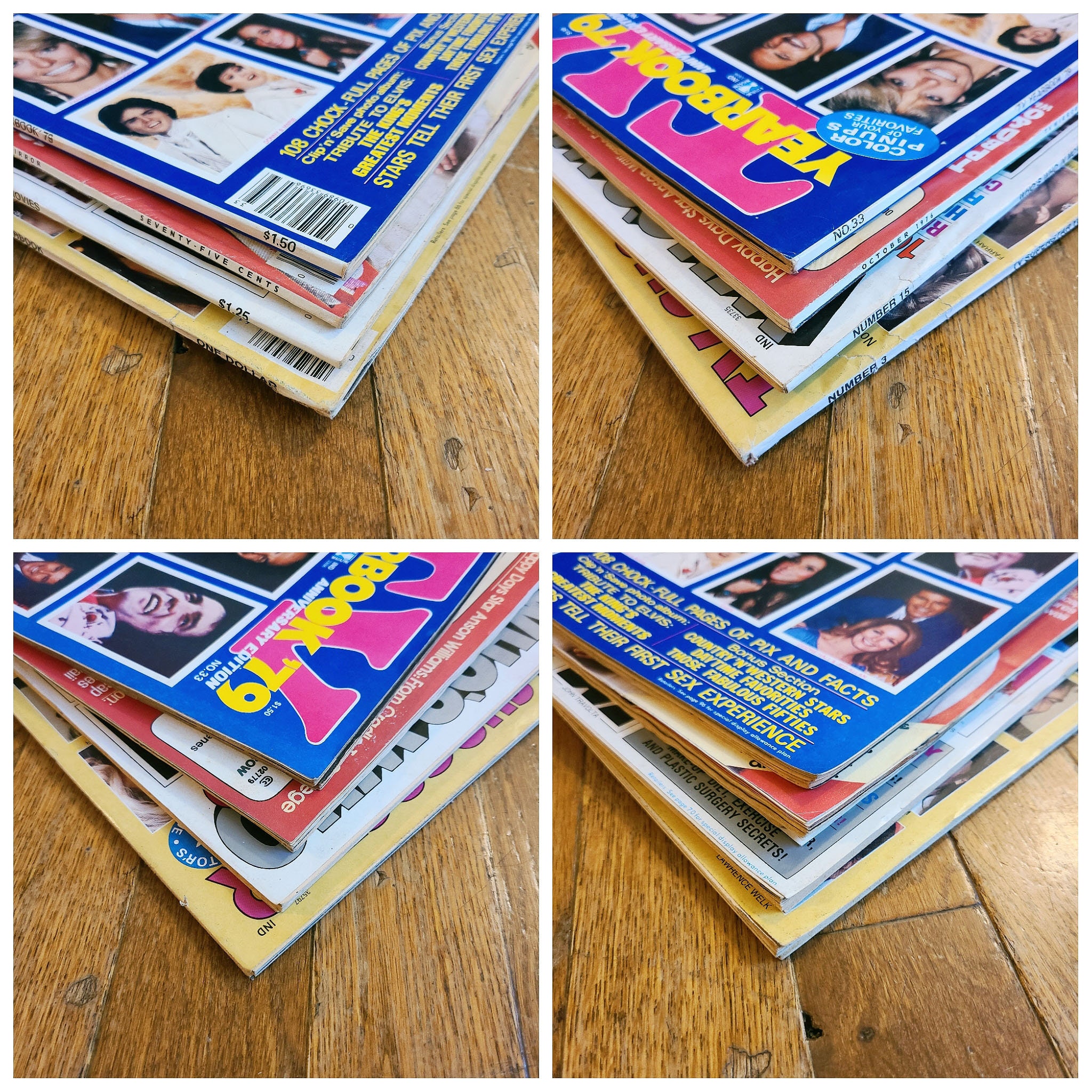 Lot of Four 1970s TV Magazines Nostalgic TV Gossip Celebrity - Etsy