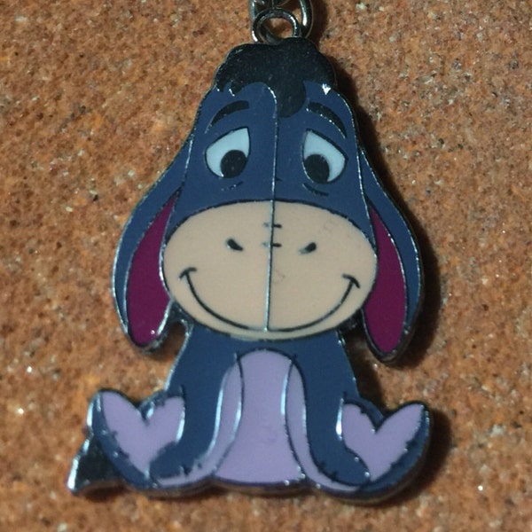 Eeyore Charm Keychain - Etsy