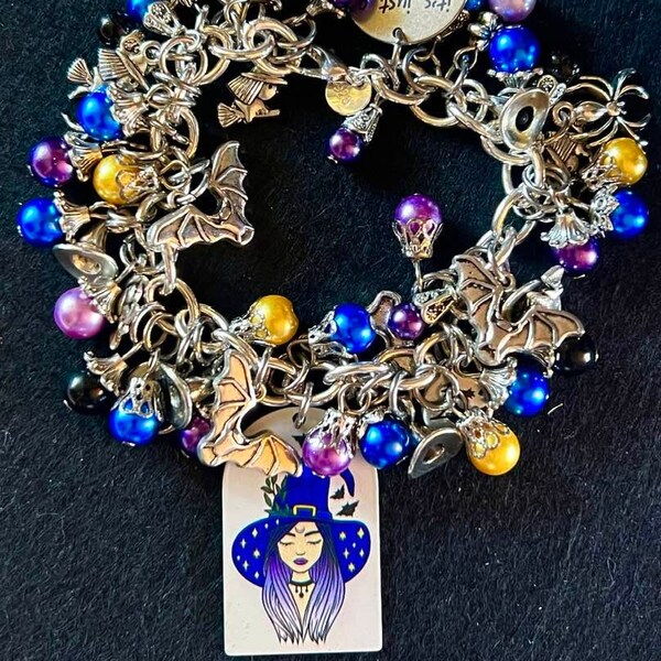 Witch Charm Bracelet - Etsy