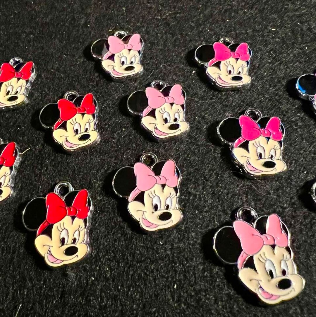 Minnie Mouse Charms - Etsy