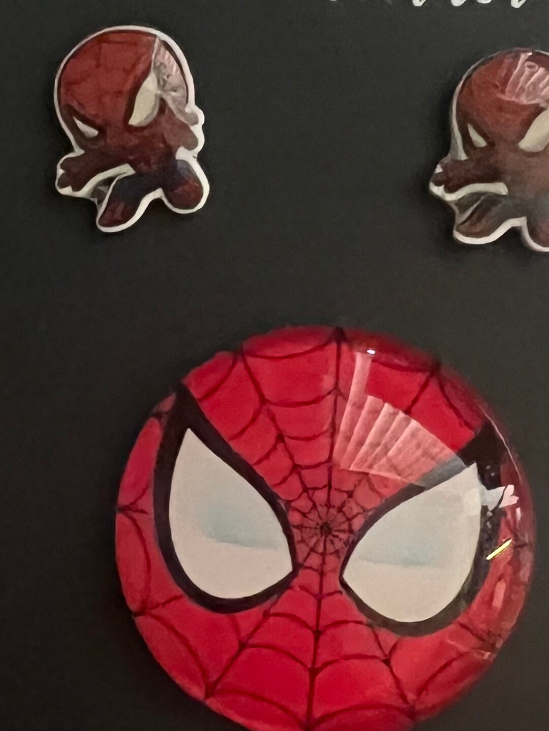 Spider-man Pin and Earring Set - Etsy