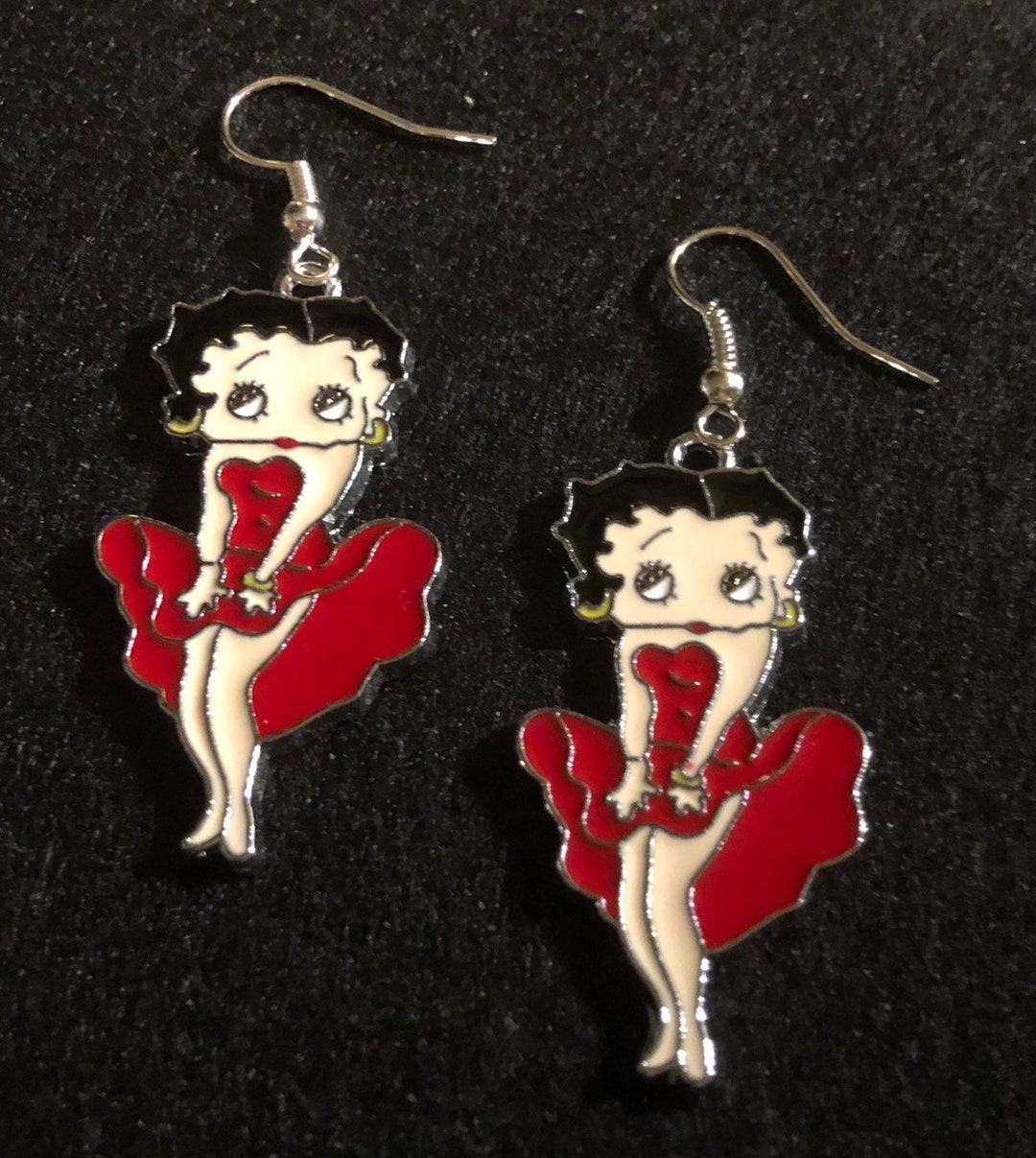 Cartoon Earrings - Etsy