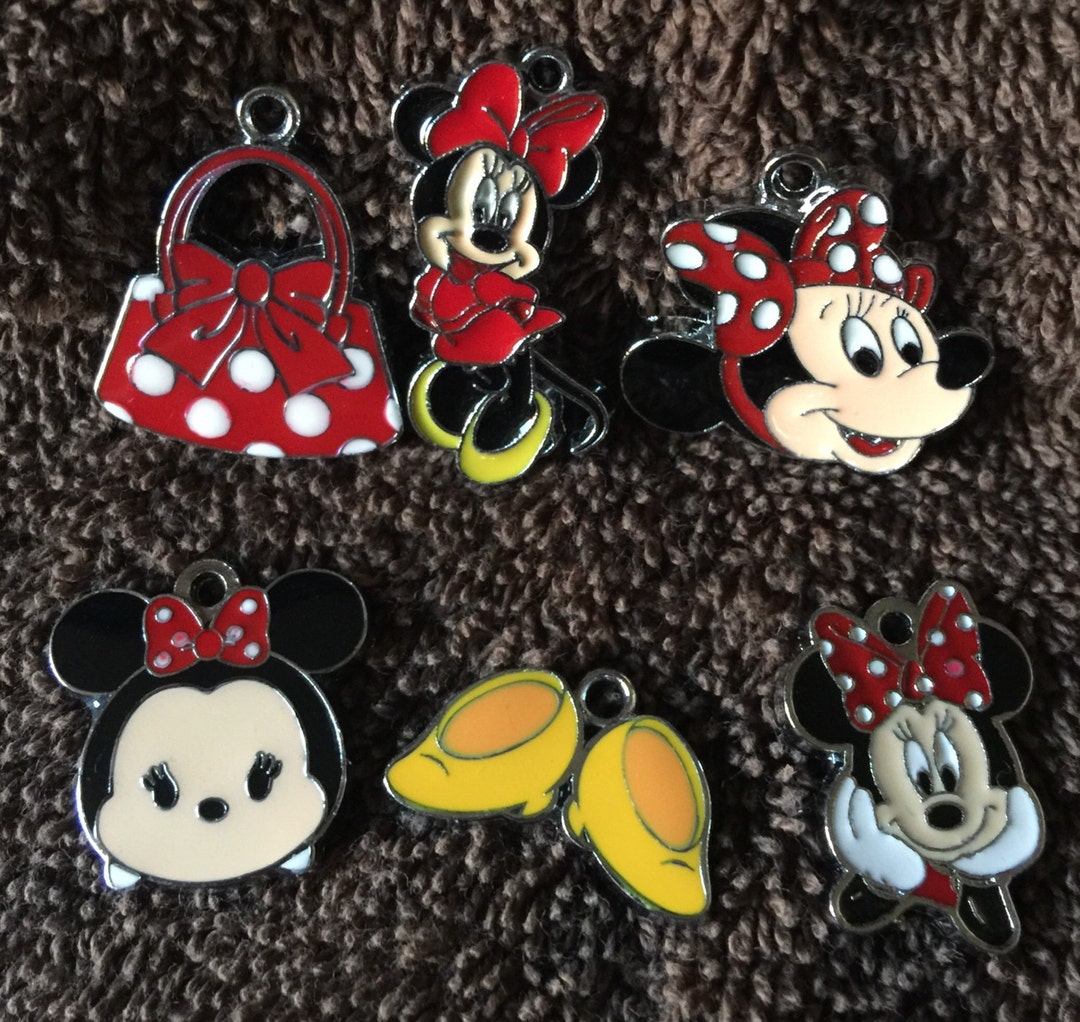 Minnie Mouse Charms - Etsy