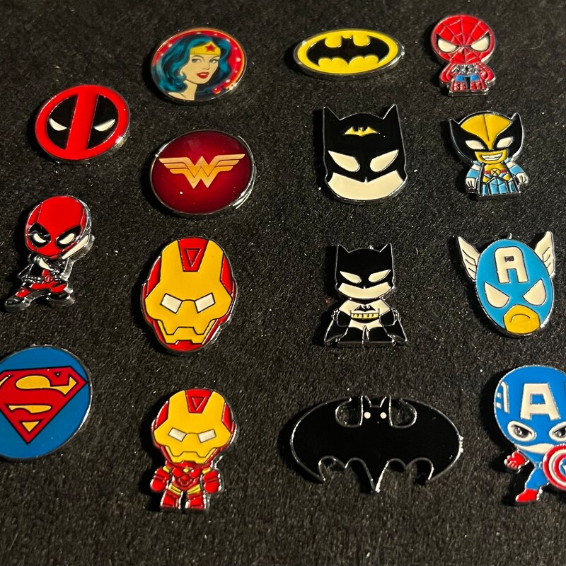 Superhero Button - Etsy