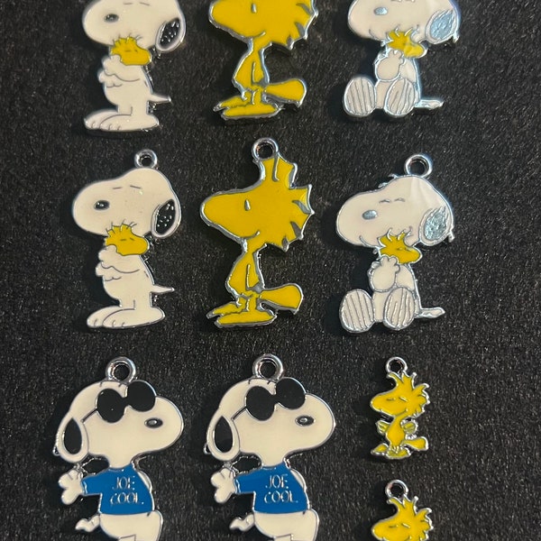 Snoopy Pendant 14k - Etsy