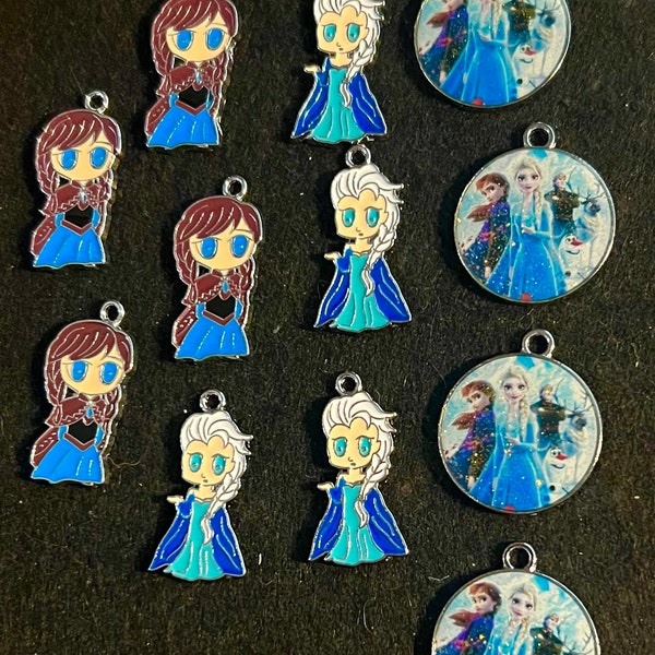 Frozen Charms - Etsy