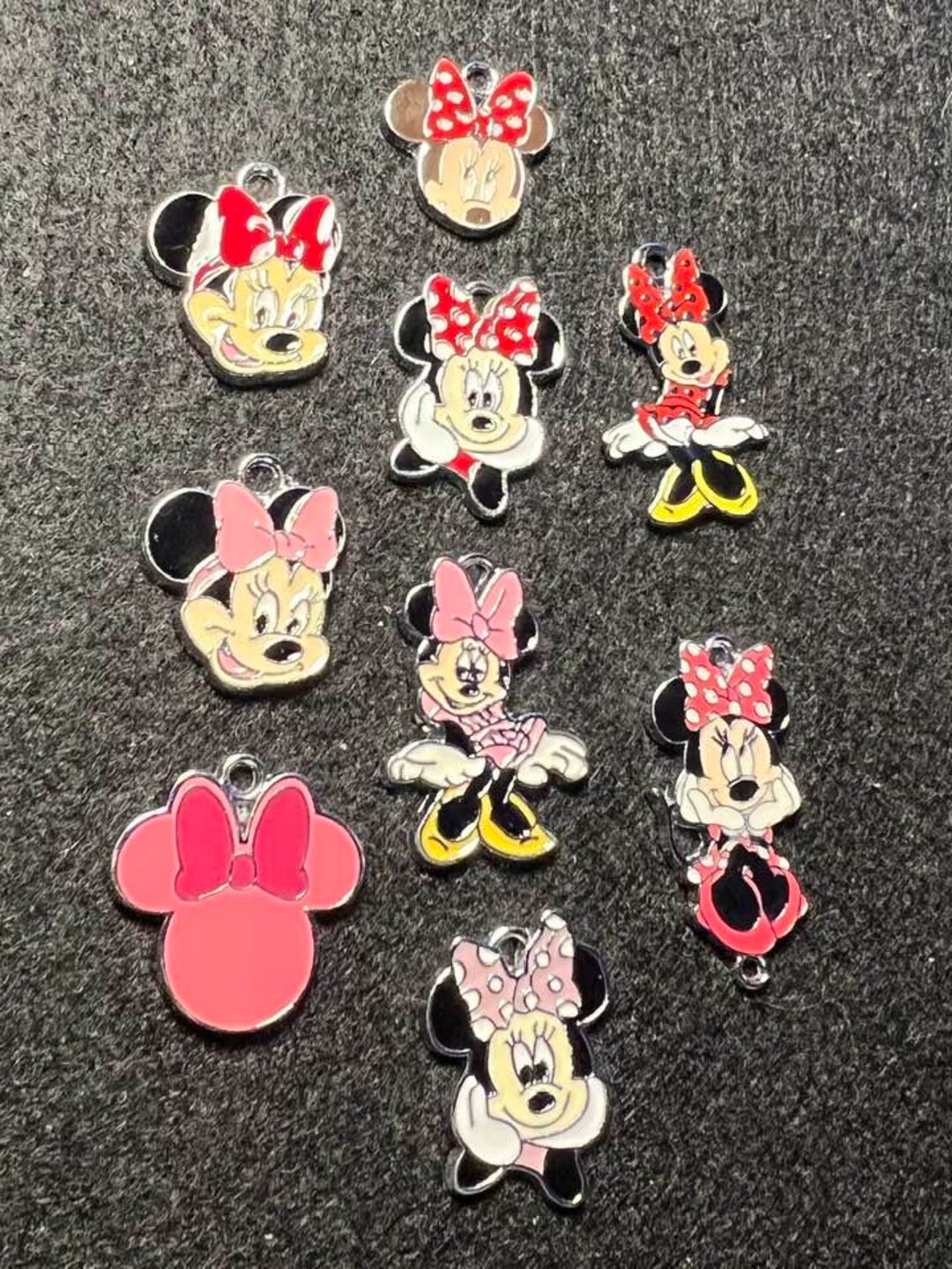 Minnie Mouse Charms - Etsy