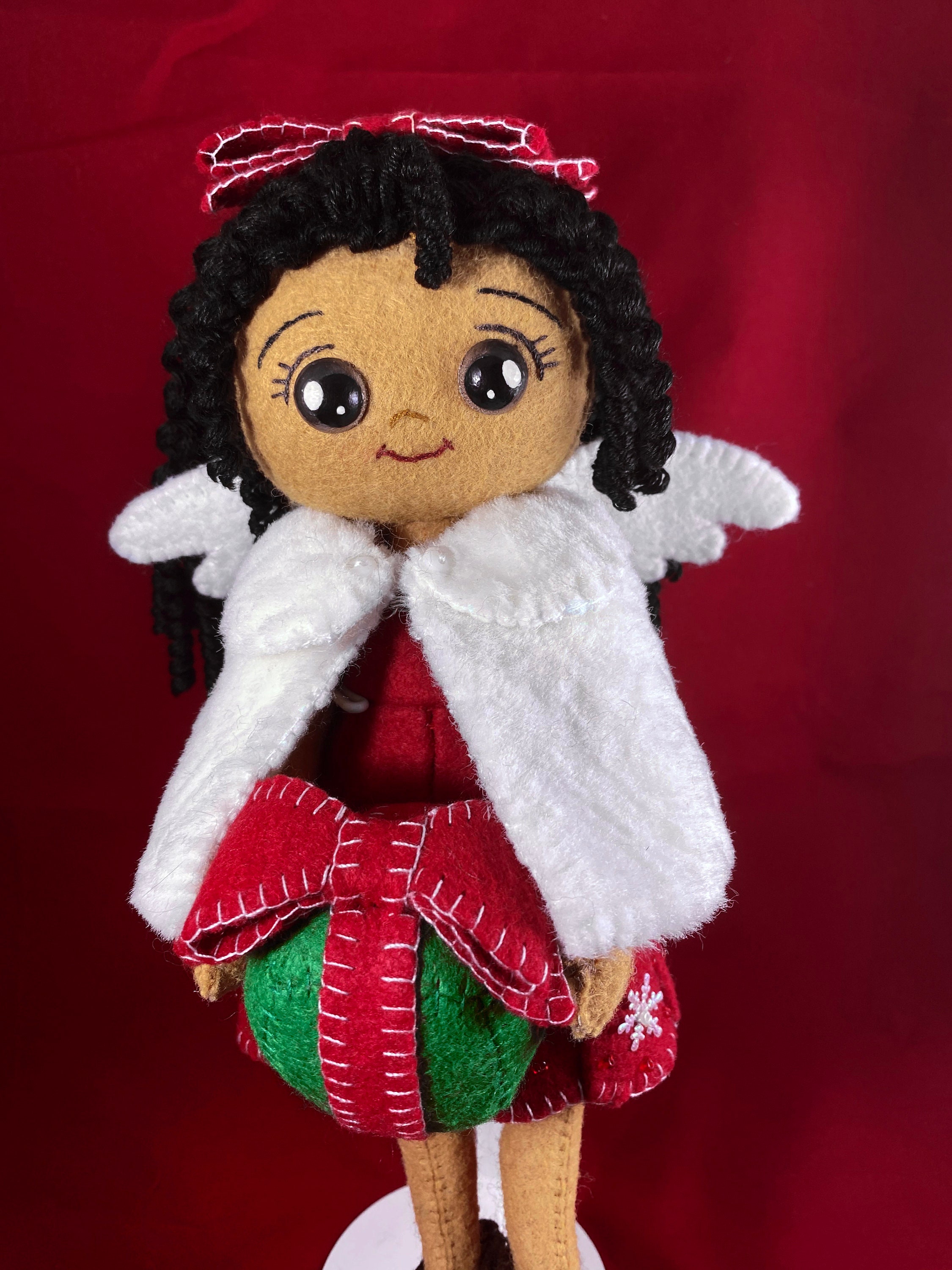 Felt Christmas Angel Doll Pattern PDF - Joy - Instructions Included ...