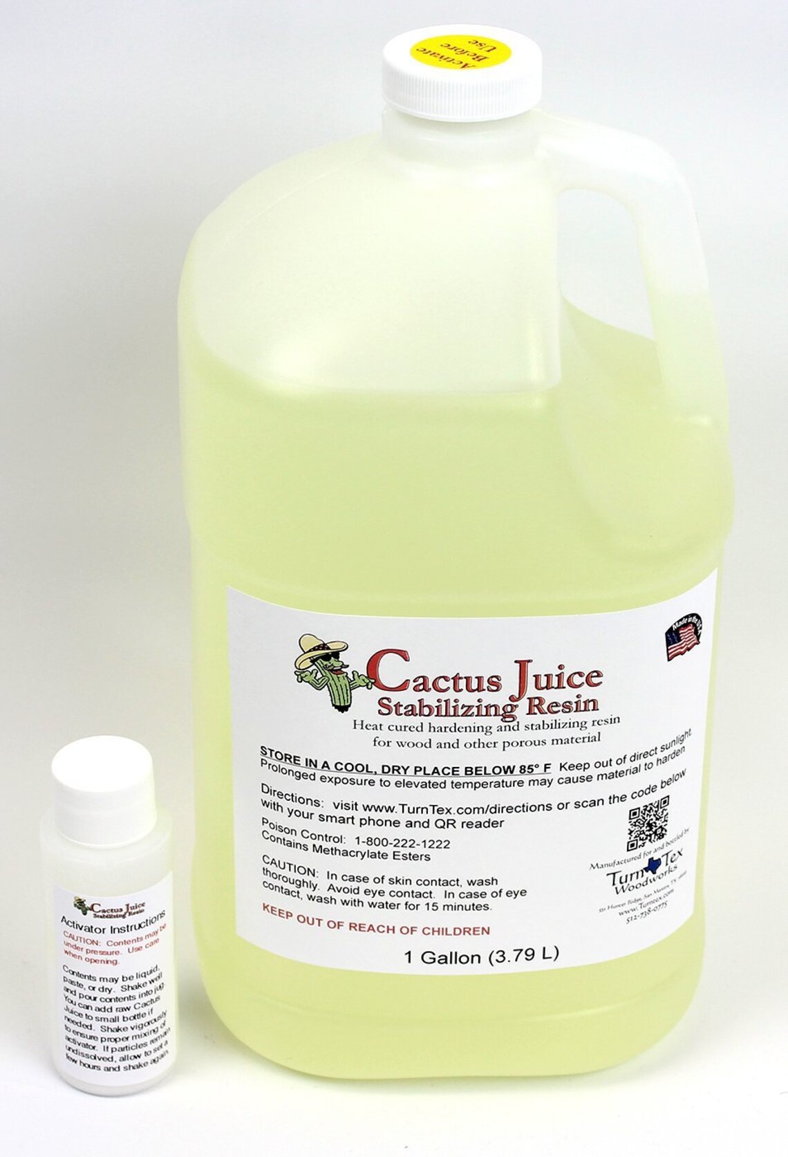 1 Gallon 3.79 L Cactus Juice Stabilizing Resin Solution for Woodworking ...