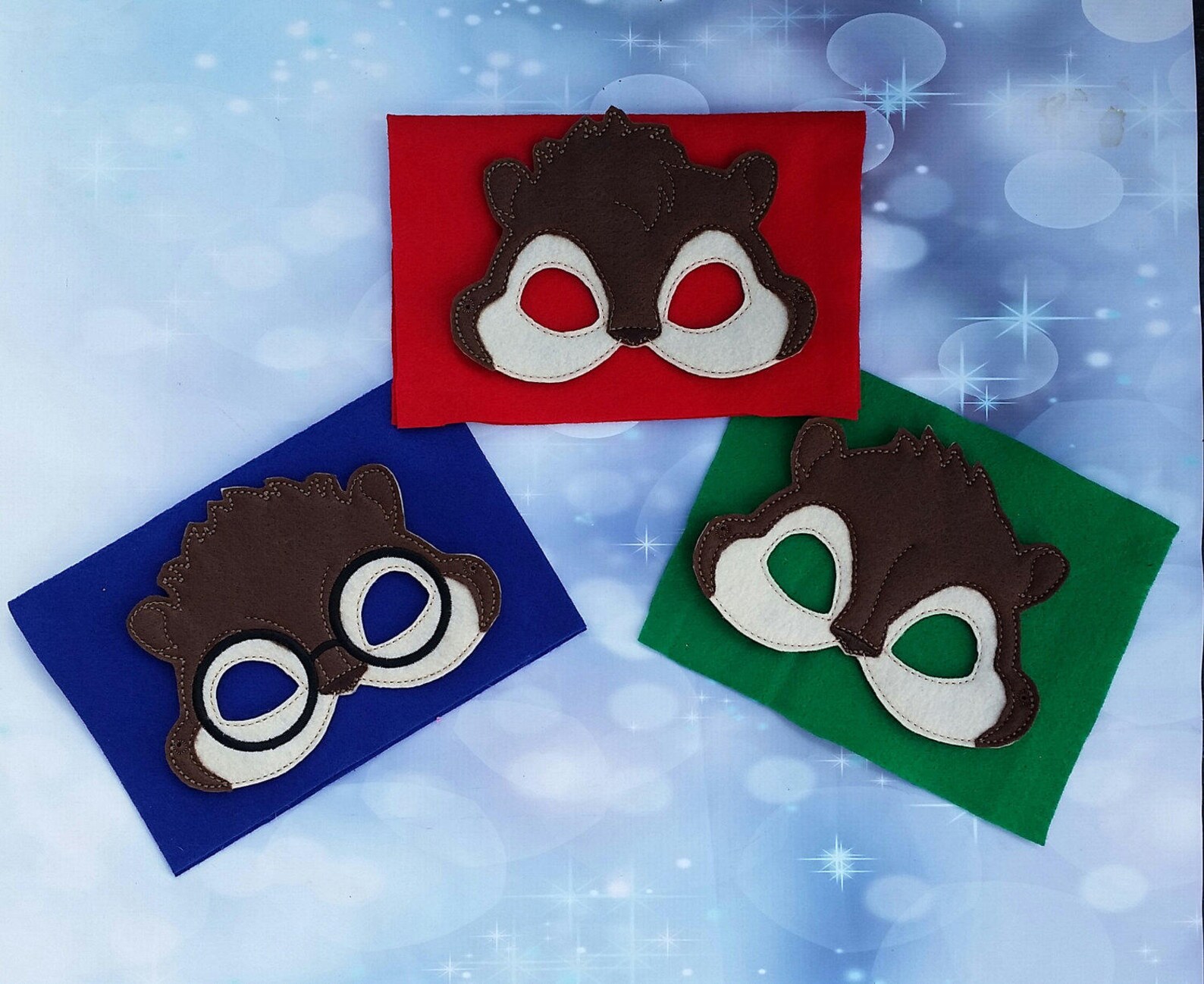 Alvin and the Chipmunks Dress Up Mask Party Favor Pretend | Etsy