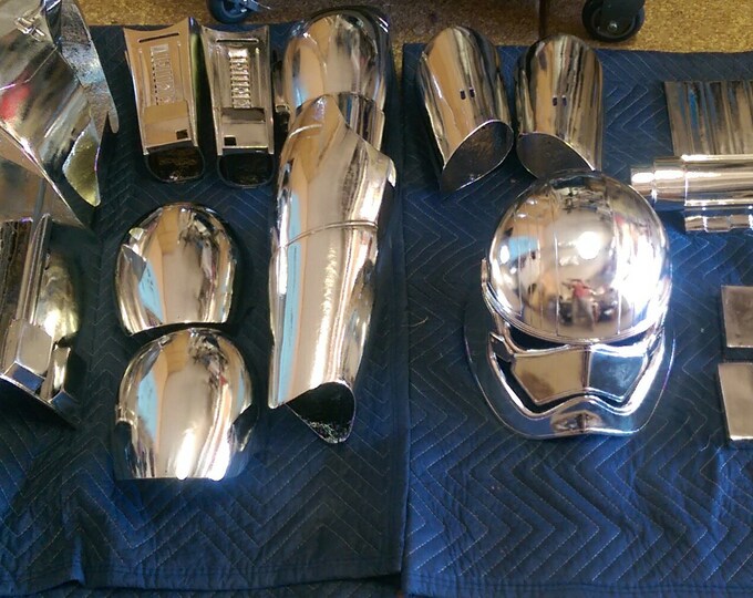 Star Wars Capt. Phasma Wearable Armor Costume Vac Metalized - Etsy