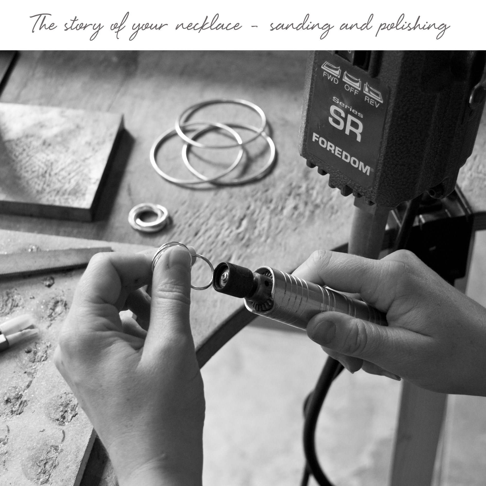 90th Birthday Necklace - 90th Birthday Gift - 9 Rings for 9 Decades ...