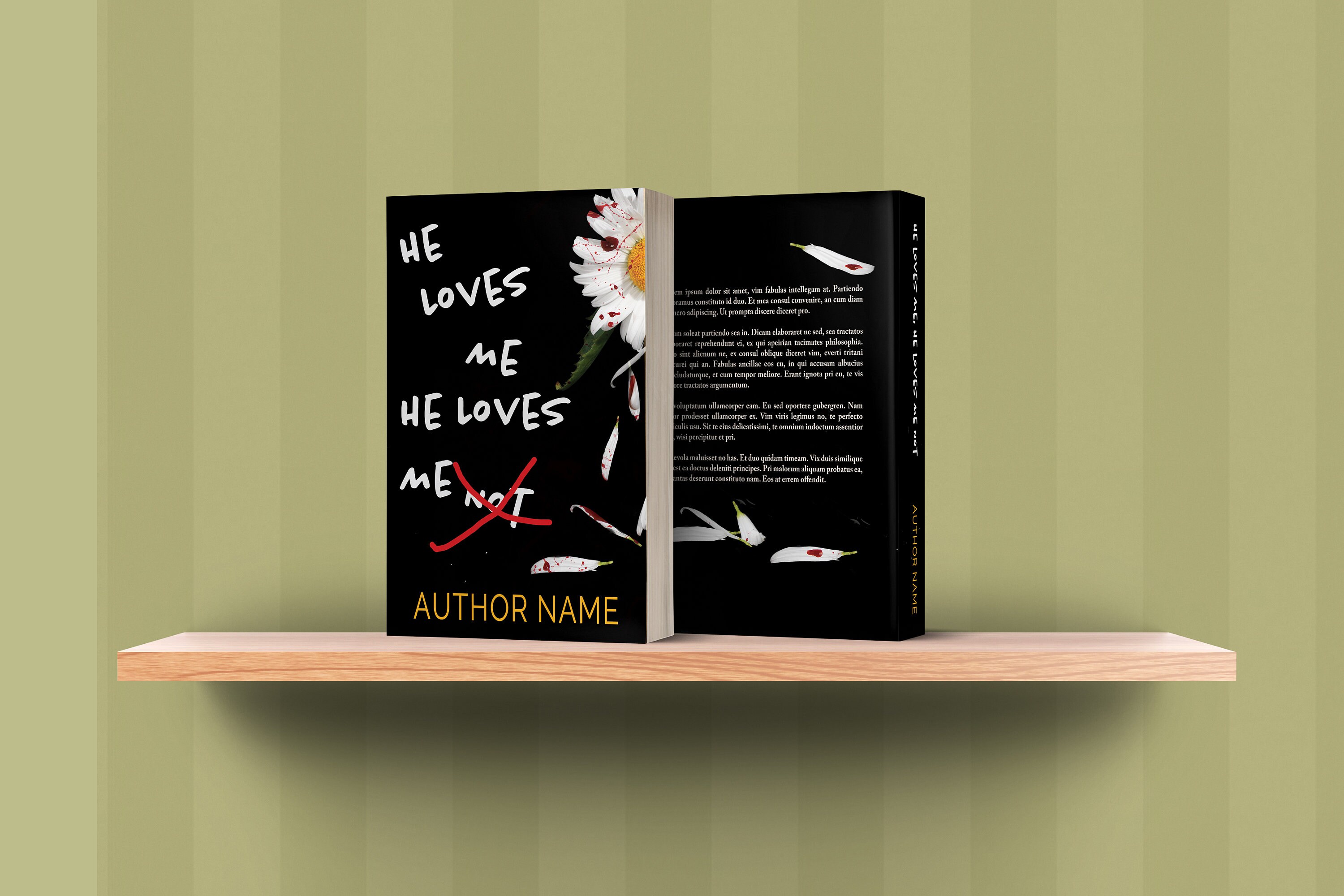 Thriller, Mystery or Suspense Romance Premade Book Cover Design - Etsy