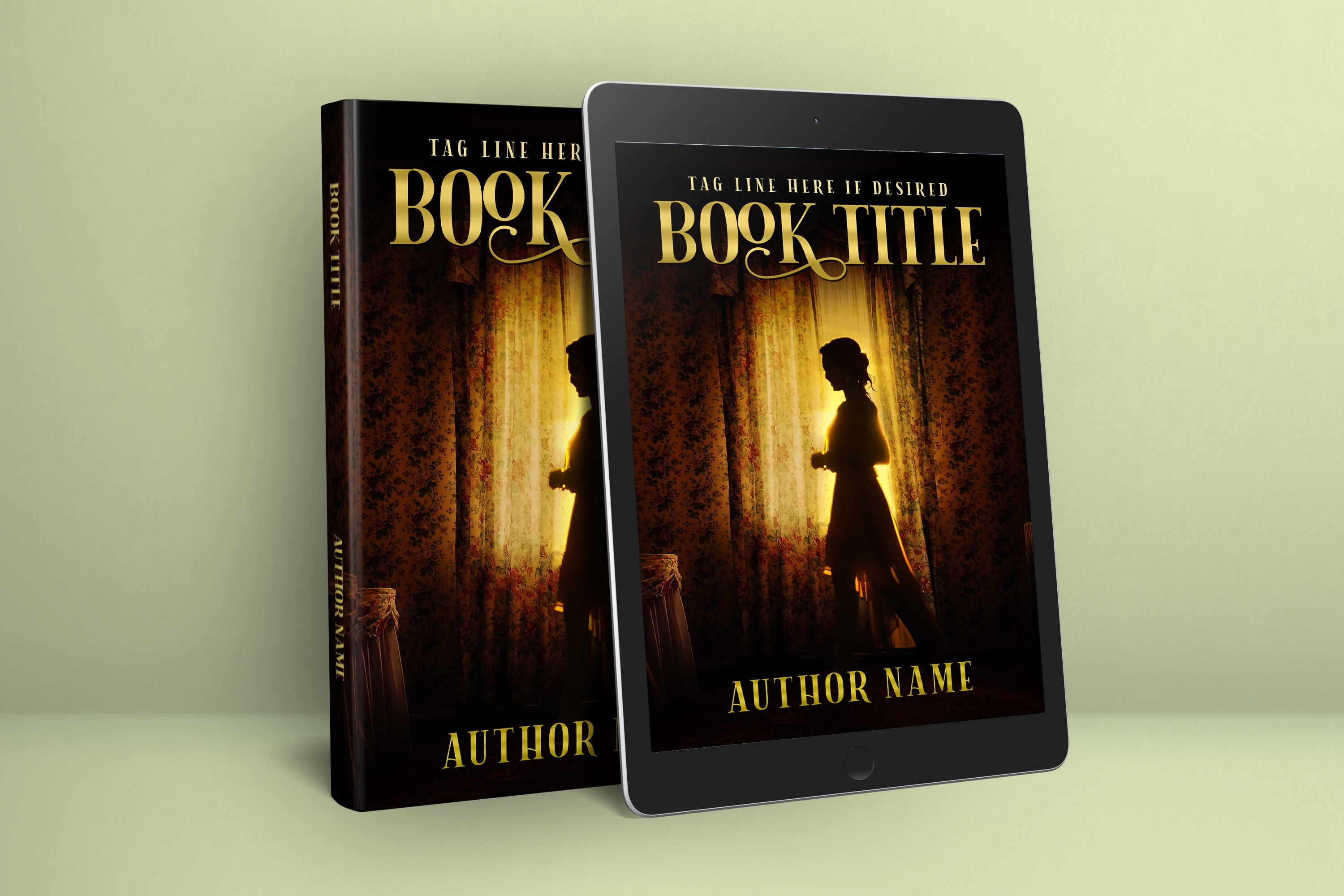 Woman Silhouette Cover | Women's Fiction Book Cover | Book Cover Book ...