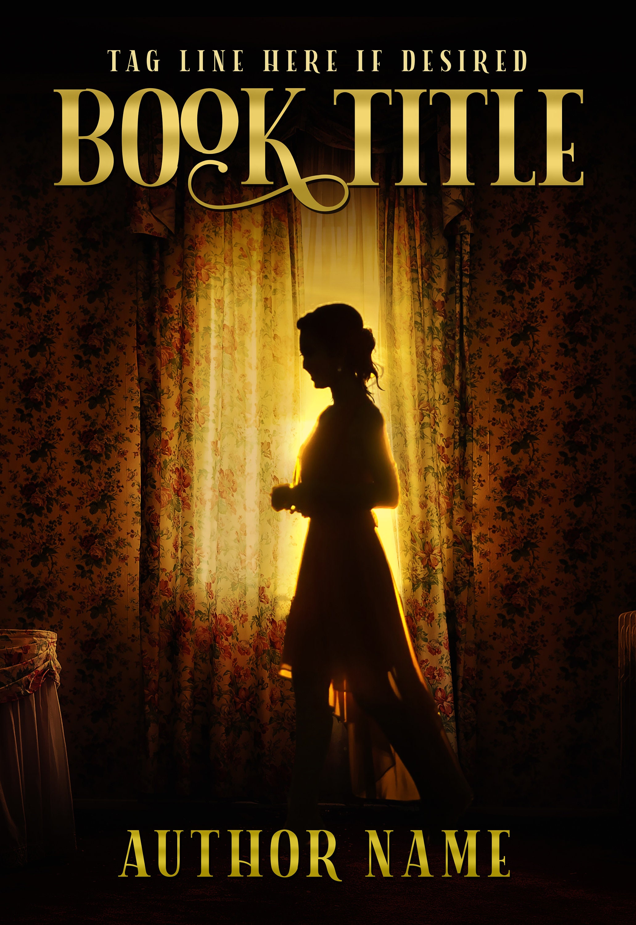 Woman Silhouette Cover | Women's Fiction Book Cover | Book Cover Book ...