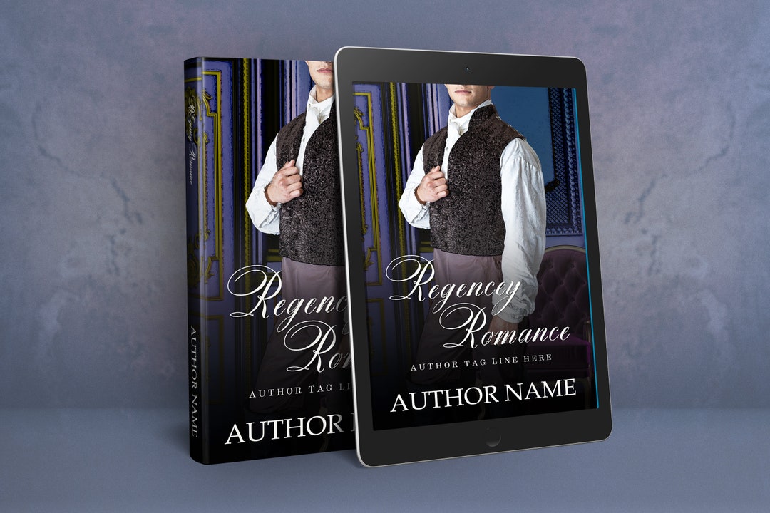 Historical Romance Book Cover - Regency Premade Book Cover - Book Cover ...