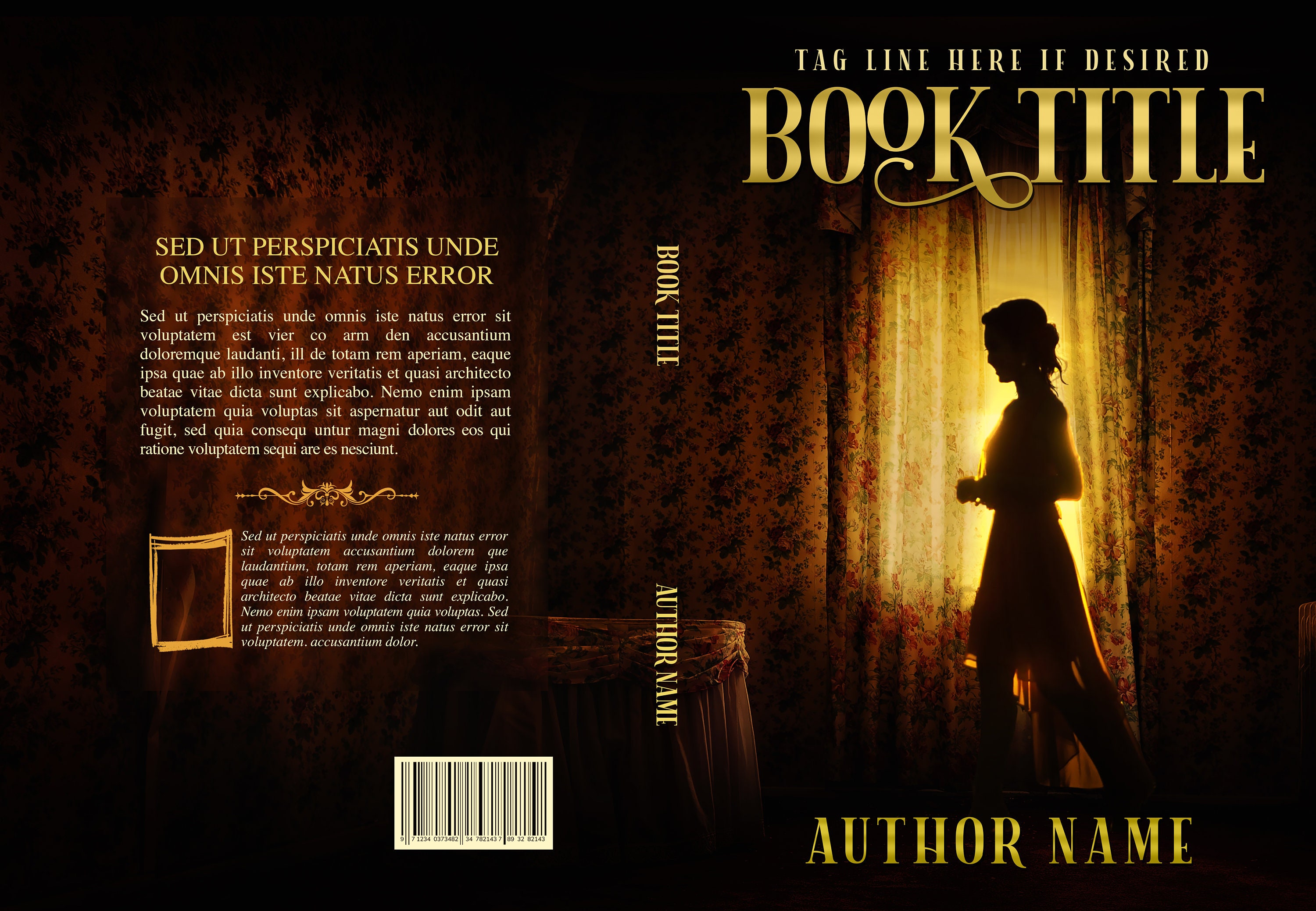 Woman Silhouette Cover | Women's Fiction Book Cover | Book Cover Book ...